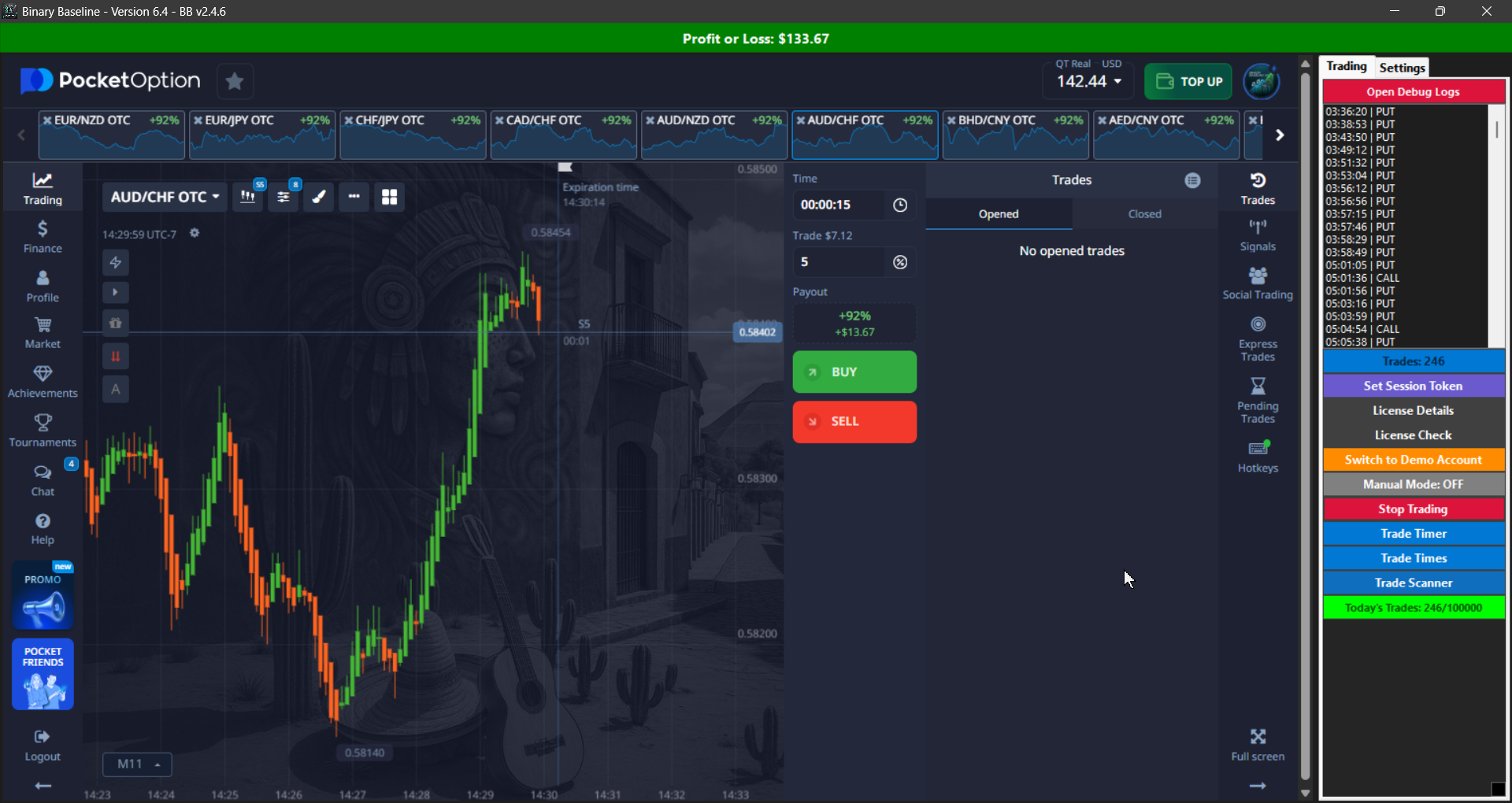 Binary Baseline - Automated Trading Platform